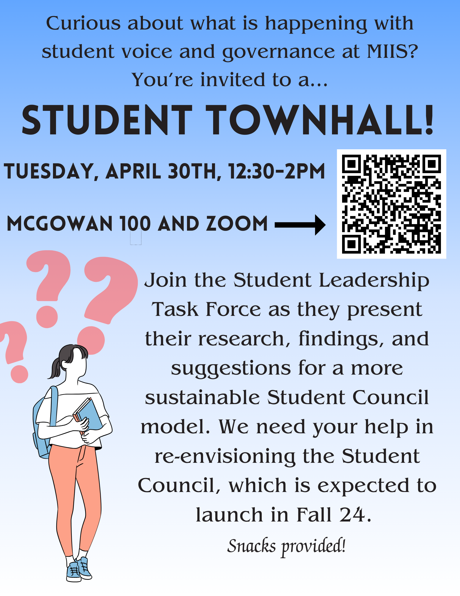 Student Town Hall - Findings and Suggestions for Student Governance at ...
