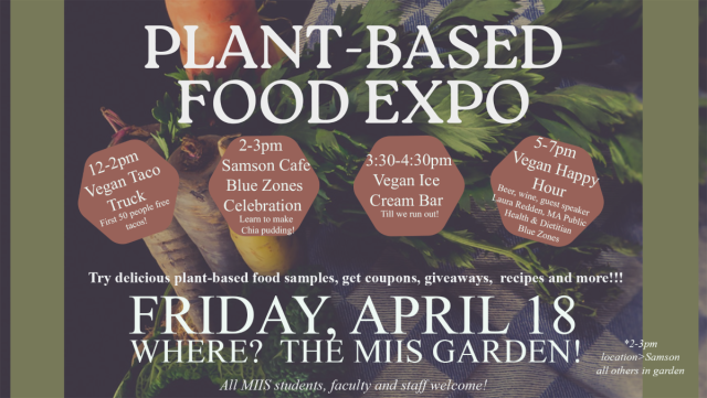 Plant-Based Food Expo | Middlebury Institute of International Studies ...