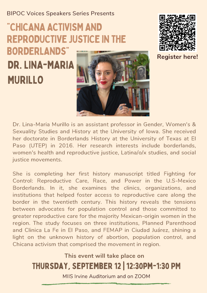 "Chicana Activism and Reproductive Justice in the Borderlands" by Dr ...