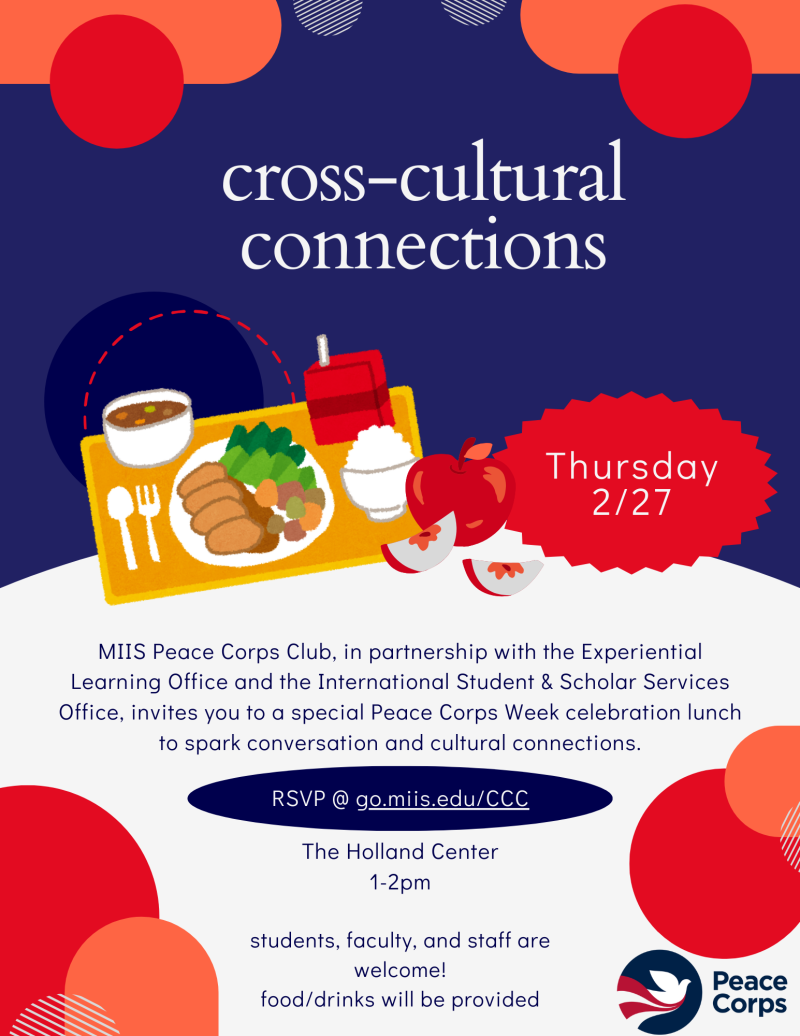 Cross Cultural Lunch | Middlebury Institute of International Studies at ...