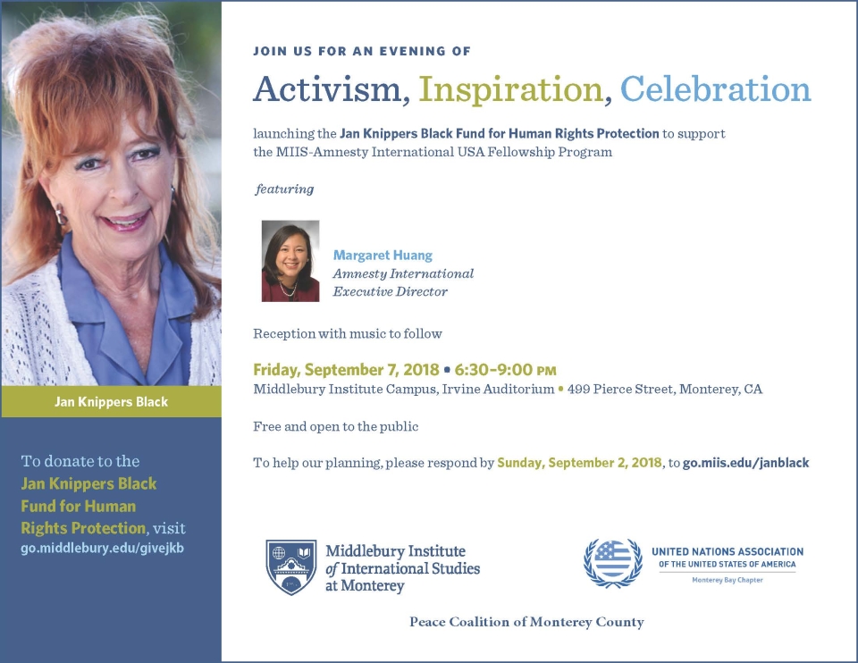 Launching the Jan Knippers Black Fund for Human Rights Protection ...