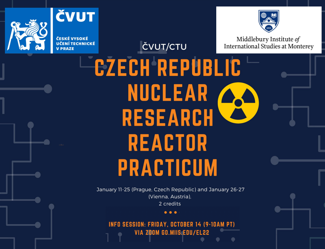 Nuclear Research Reactor Info Session | Middlebury Institute of ...