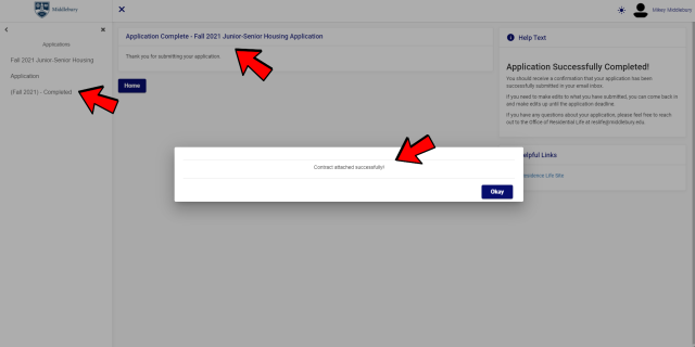 Step 1: Application | Middlebury