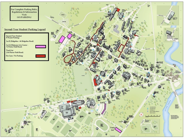 Second-Year (P-Permit) Parking Areas | Middlebury