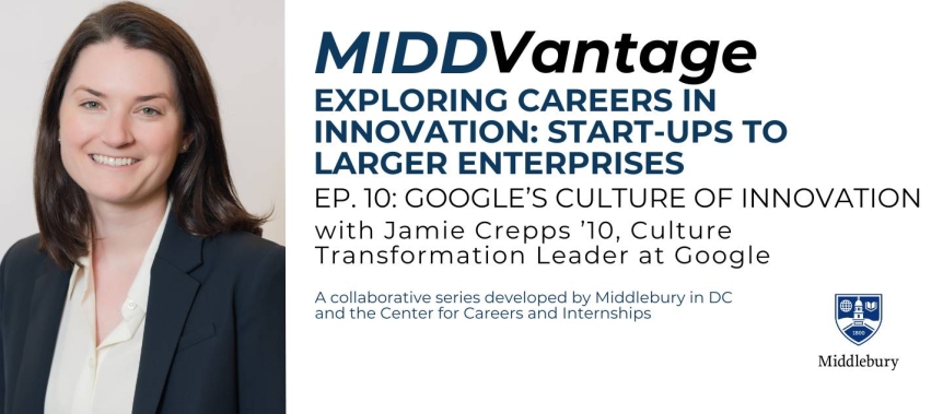 Innovation at Google: Episode 10 of MIDDVantage: Exploring Careers in ...